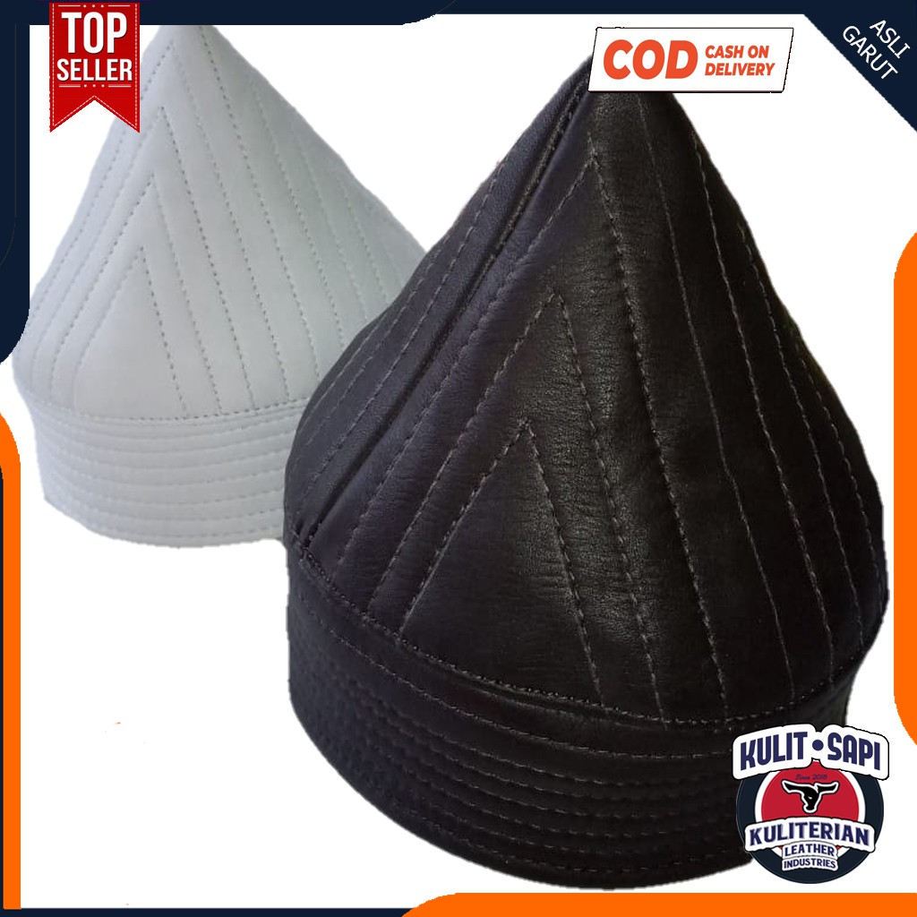 Men's Genuine Leather Turkish Cap Turkish Skullcap Usmani Sufi istanbul ...