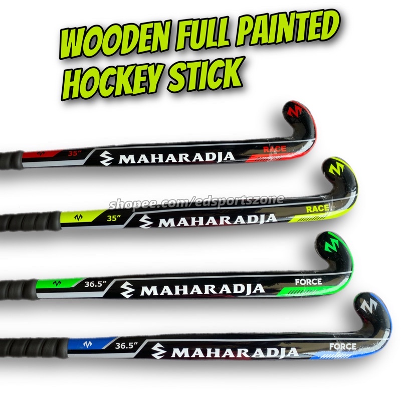 Maharadja Hockey Stick Wooden Full Painted Kayu Hoki | Shopee Malaysia