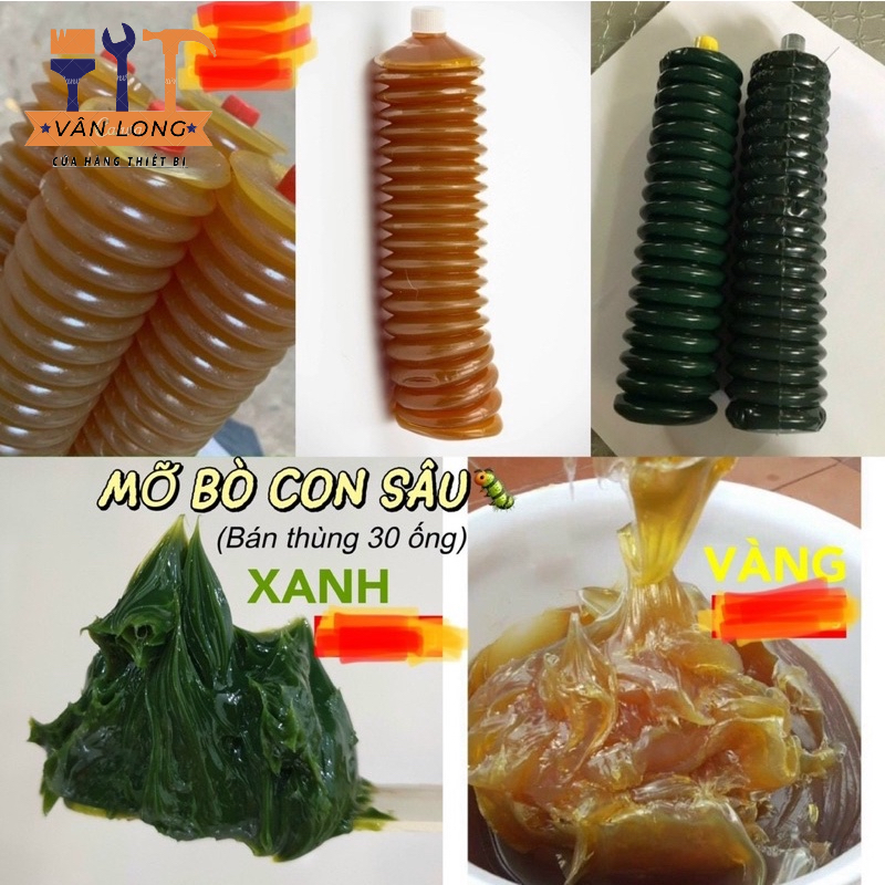 Worm grease, convenient bottled grease in worm form, 400gram tube ...