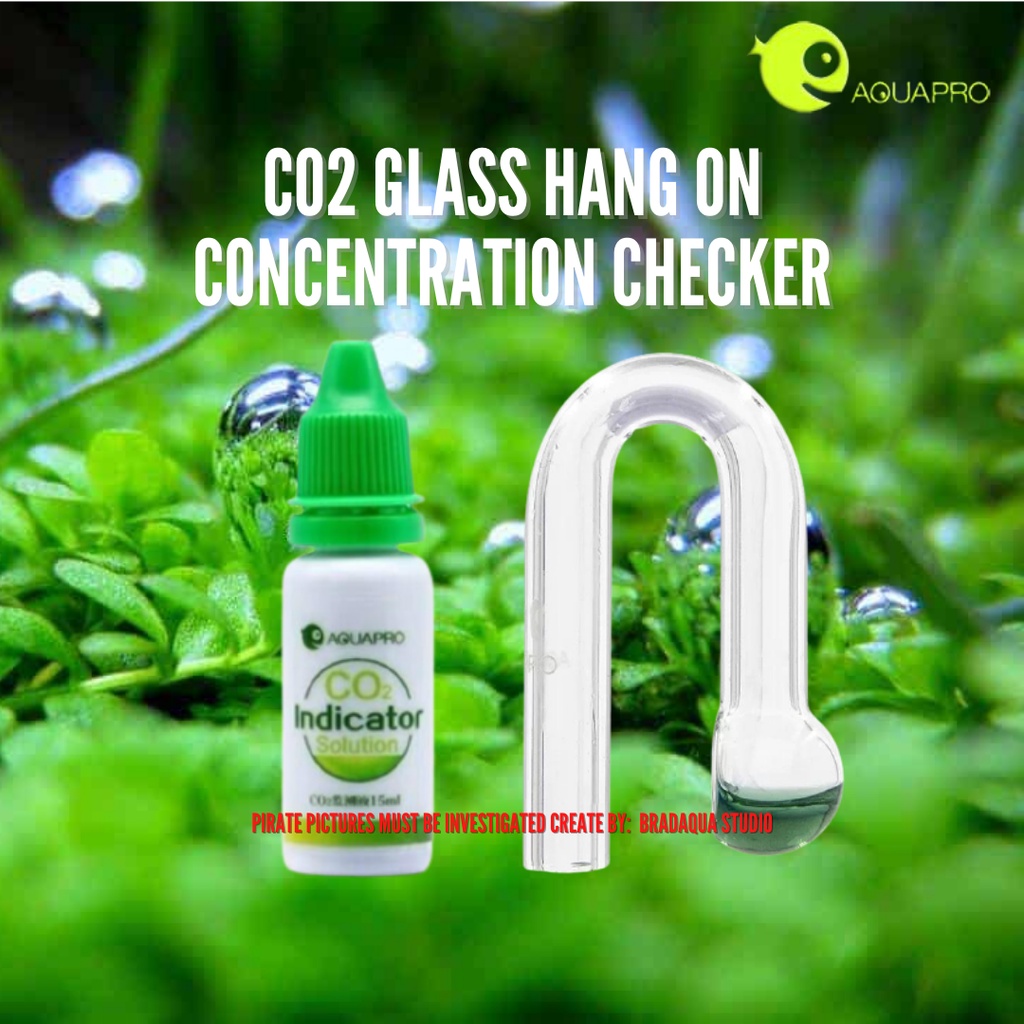 AQUAPRO CO2 Glass Hang On Concentration Checker | Shopee Malaysia