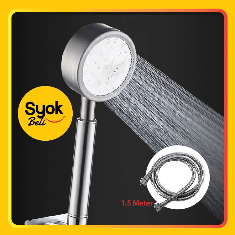 High Quality SUS 304 Stainless Steel High Pressure Bathroom Hand Shower ...