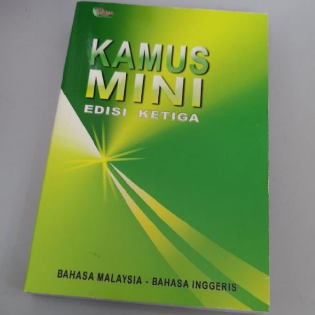 Kamus Mini Edisi Ketiga (Bahasa Malaysia - Bahasa Inggeris) | Shopee ...