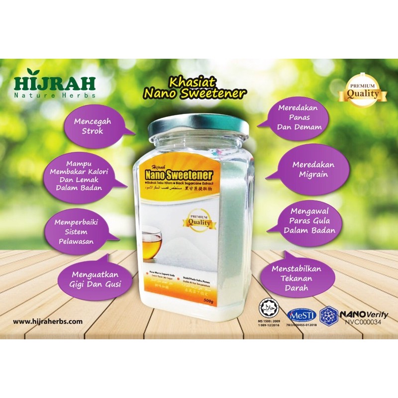 🔥Ready stock 🔥 Nano Sugar / Sweetener / Pemanis Pengganti Gula Putih ...