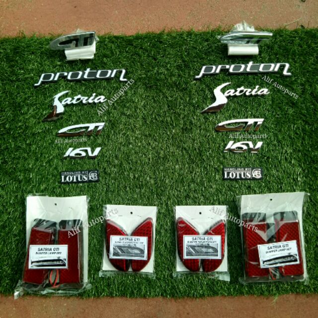 💥READY STOCK💥Gti Set Emblem & Lampu Bumper Belakang Gti Grill Depan ...