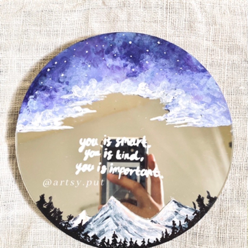 Hand Painted Mirror by artsy.put | Shopee Malaysia