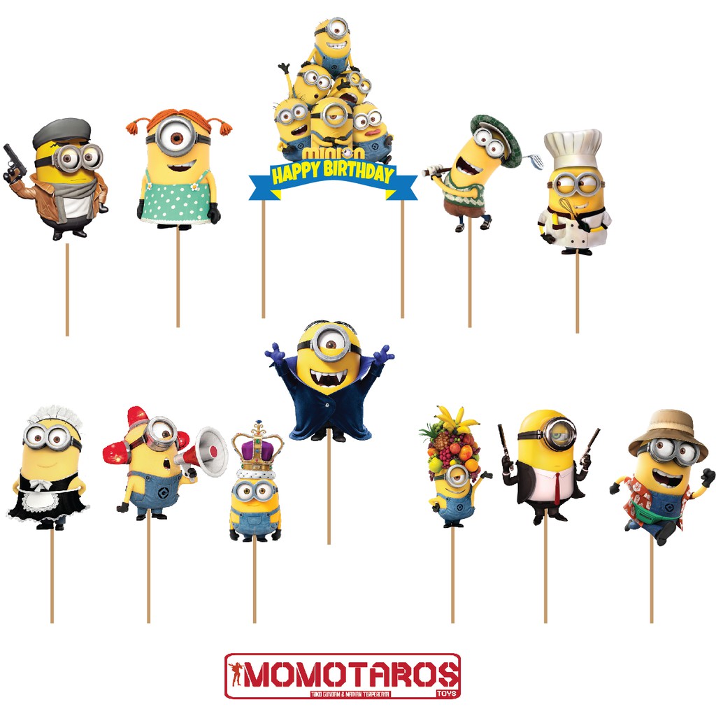 Minios New cake Topper set | Shopee Malaysia