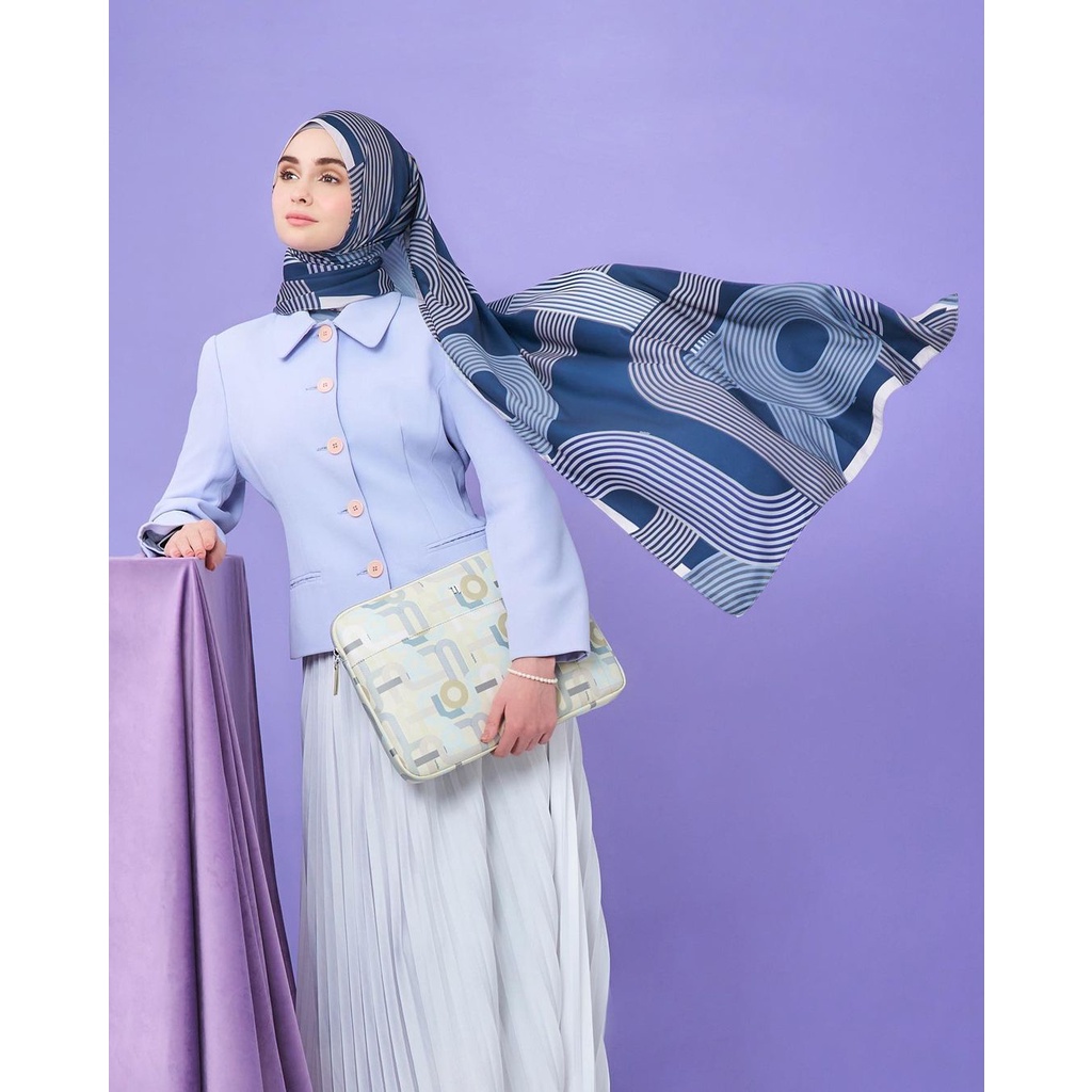 MONOGRAM MANIA SHAWL & SQUARE SCARF BY NAELOFAR (100% ORIGINAL ...