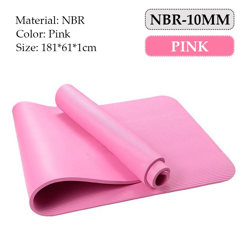 DESSINO Yoga Mat Anti Slip Exercise Mat Tikar Senaman Fitness NBR Yoga ...