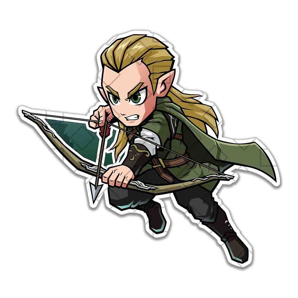 Legolas LOTR Vinyl Sticker | Shopee Malaysia