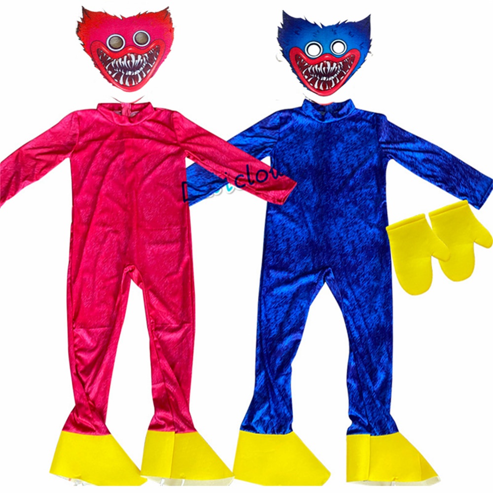 New Game Huggy Wuggy Costume Poppy Playtime Cosplay Jumpsuit Horror ...