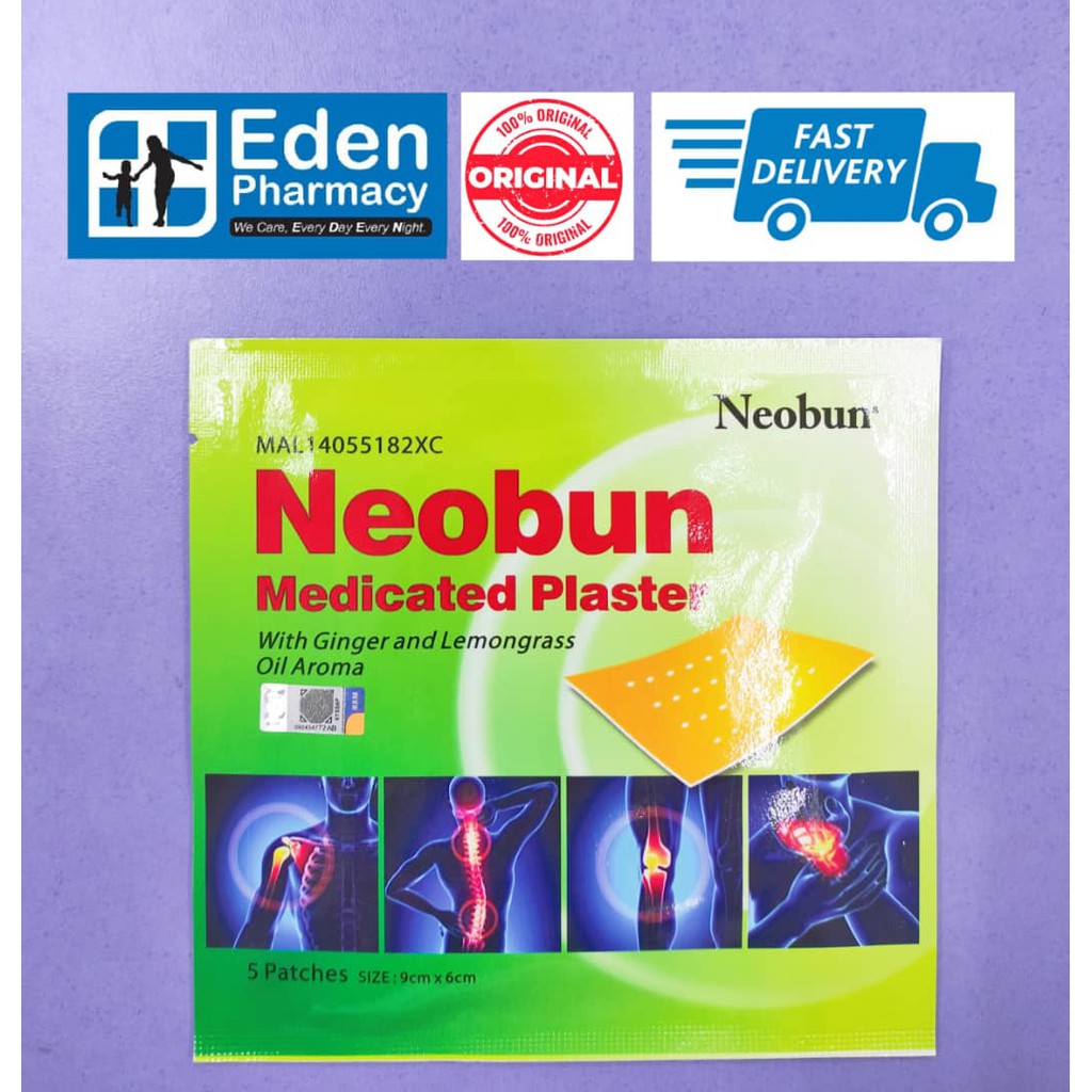 Neobun Medicated Plaster ( 1 x 5's ) | Shopee Malaysia