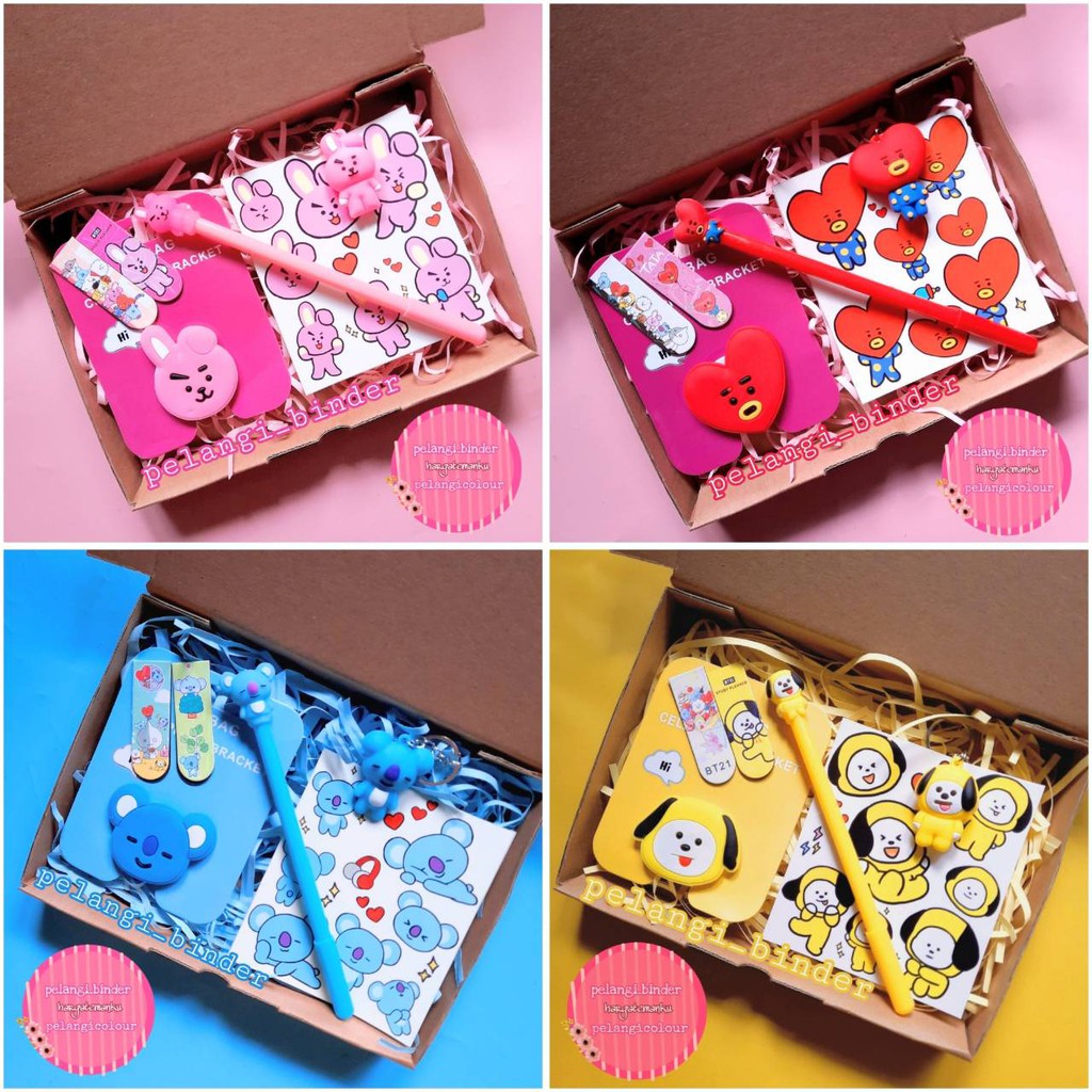 Bt21 box package/bt21 children's gift package | Shopee Malaysia