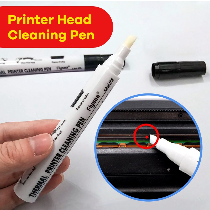 Thermal Printer Printhead Cleaning Pen Electronic Face Sheet Print Head ...