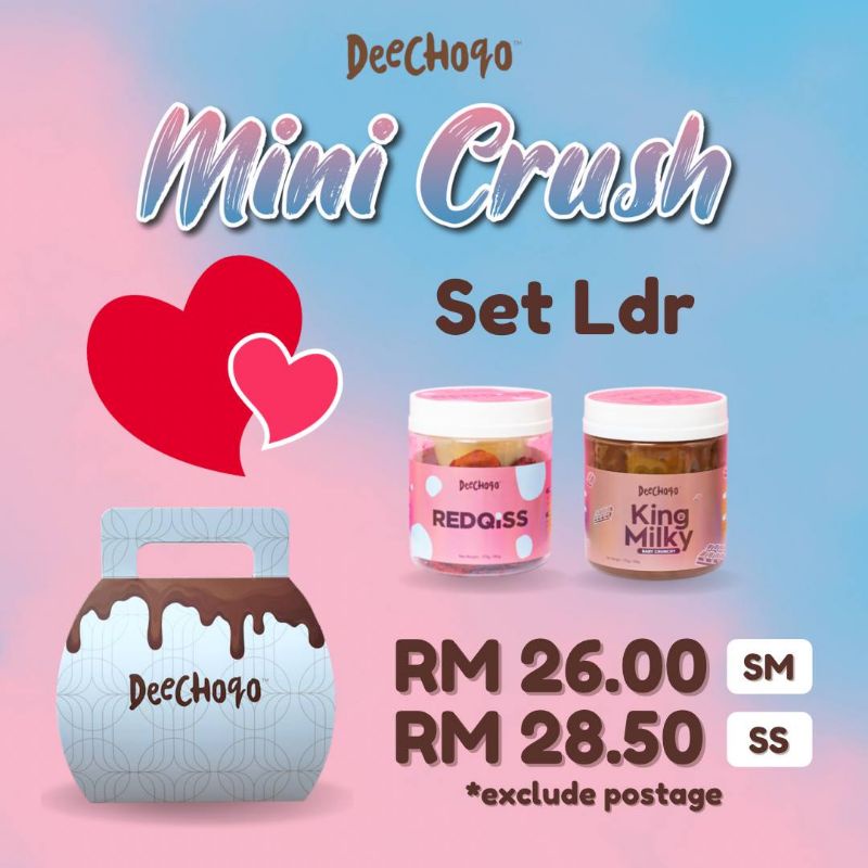 CHOCOJAR VIRAL SAIZ MINI DEECHOQO MINI CRUNCH KING MILKY WHITE HERSHEY ...