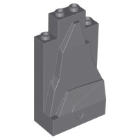 Lego Parts 47847 Rock Panel 2x4x6 | Shopee Malaysia