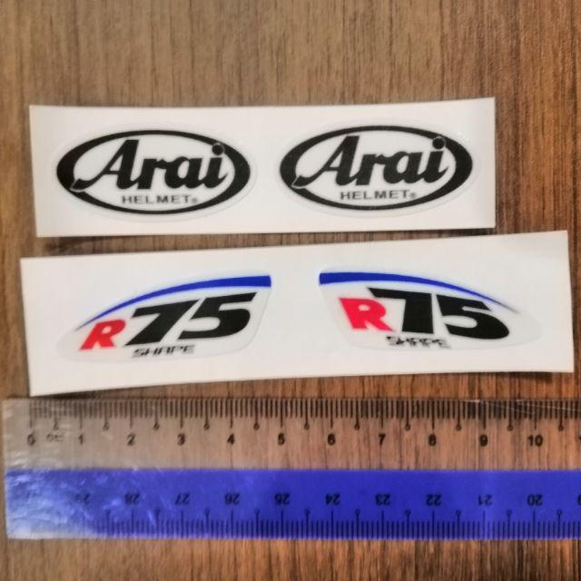 🔥 Sticker🔥HELMET Arai visor/visor R75 shape 🇲🇾 | Shopee Malaysia