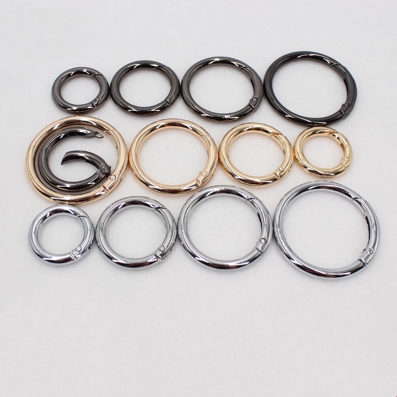 DIY Bag Hardware accessories metal Spring opening ring Hang buckle ...