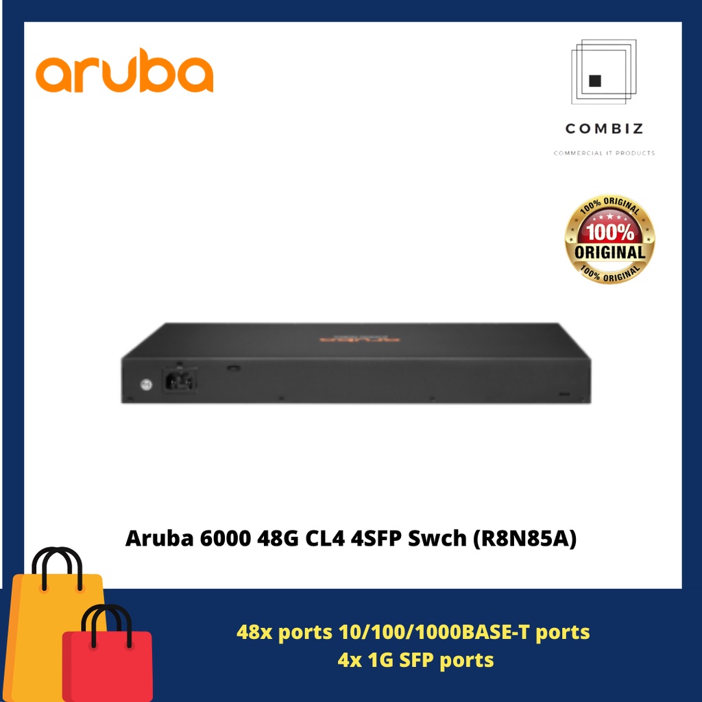 Aruba 6000 48G CL4 4SFP Switches (R8N85A) * Support Aruba Central ...