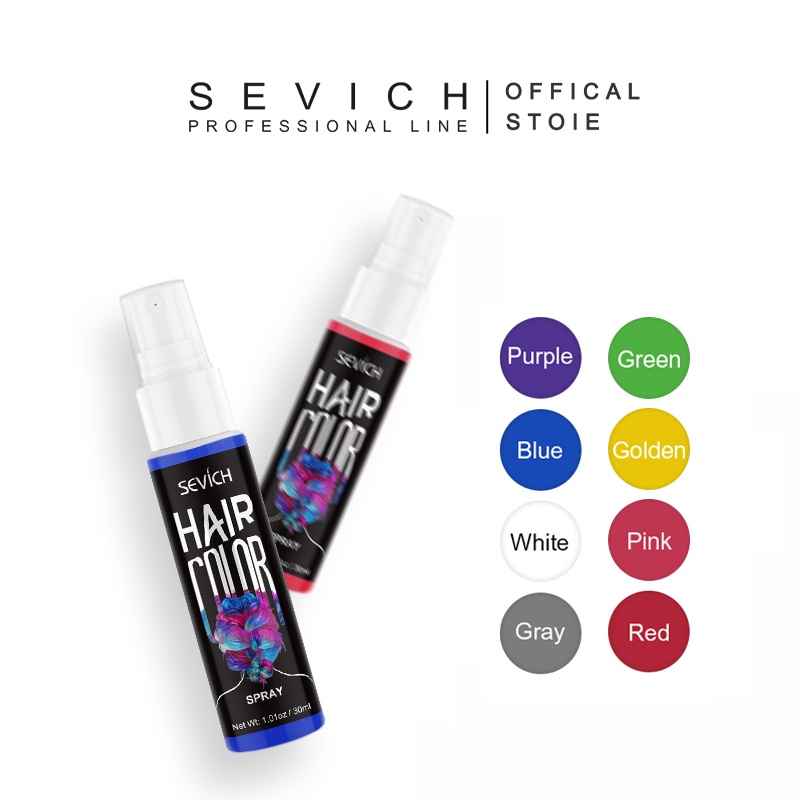 SEVICH Temporary Hair Dye Hair Colors Spray 30ml | Shopee Malaysia
