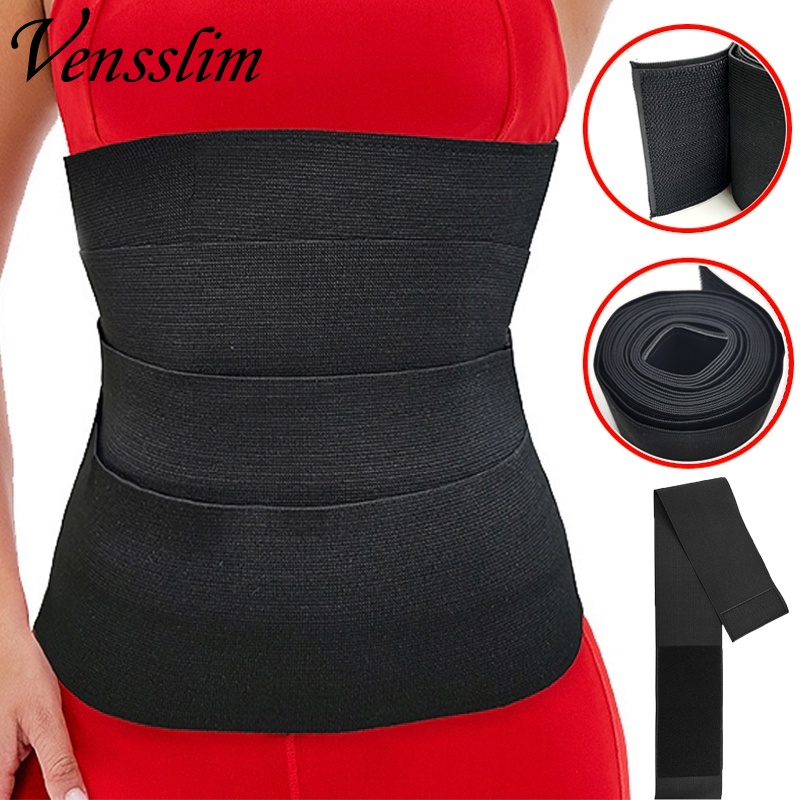 Women Waist Trainer Slimming Belly Reducing Tummy Wrap Belt Elastic ...