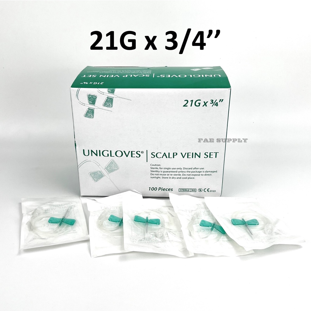 Butterfly Needle Scalp Vein Set 21G 23G 25G 27G 100pcs/box Winged ...