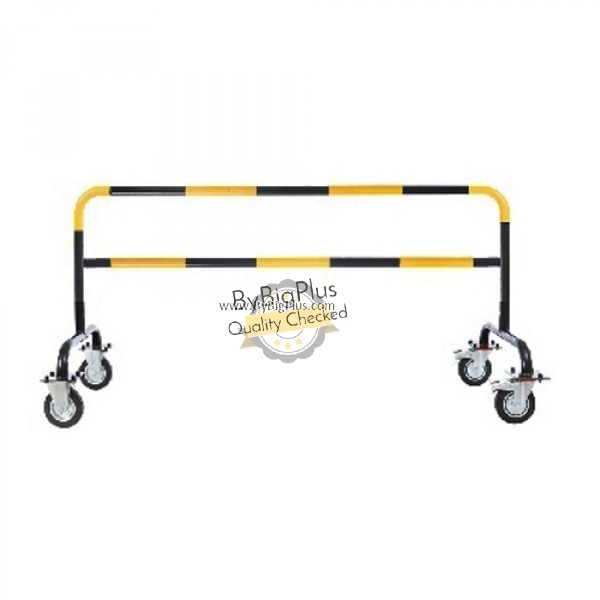 Modurail DSR-W-08-03 Modular Dole Safety Railing With Wheels 8' (L) x 3 ...