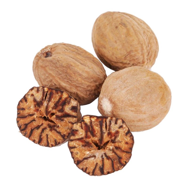 Oval Nutmeg Seeds PER Seed/Nutmeg Seeds Still Have Skin | Shopee Malaysia