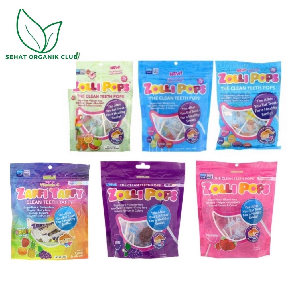 Zollipops The Clean Teeth Pops 15 Pops; 25 Pops; Tropical Fruit 25 Pops ...