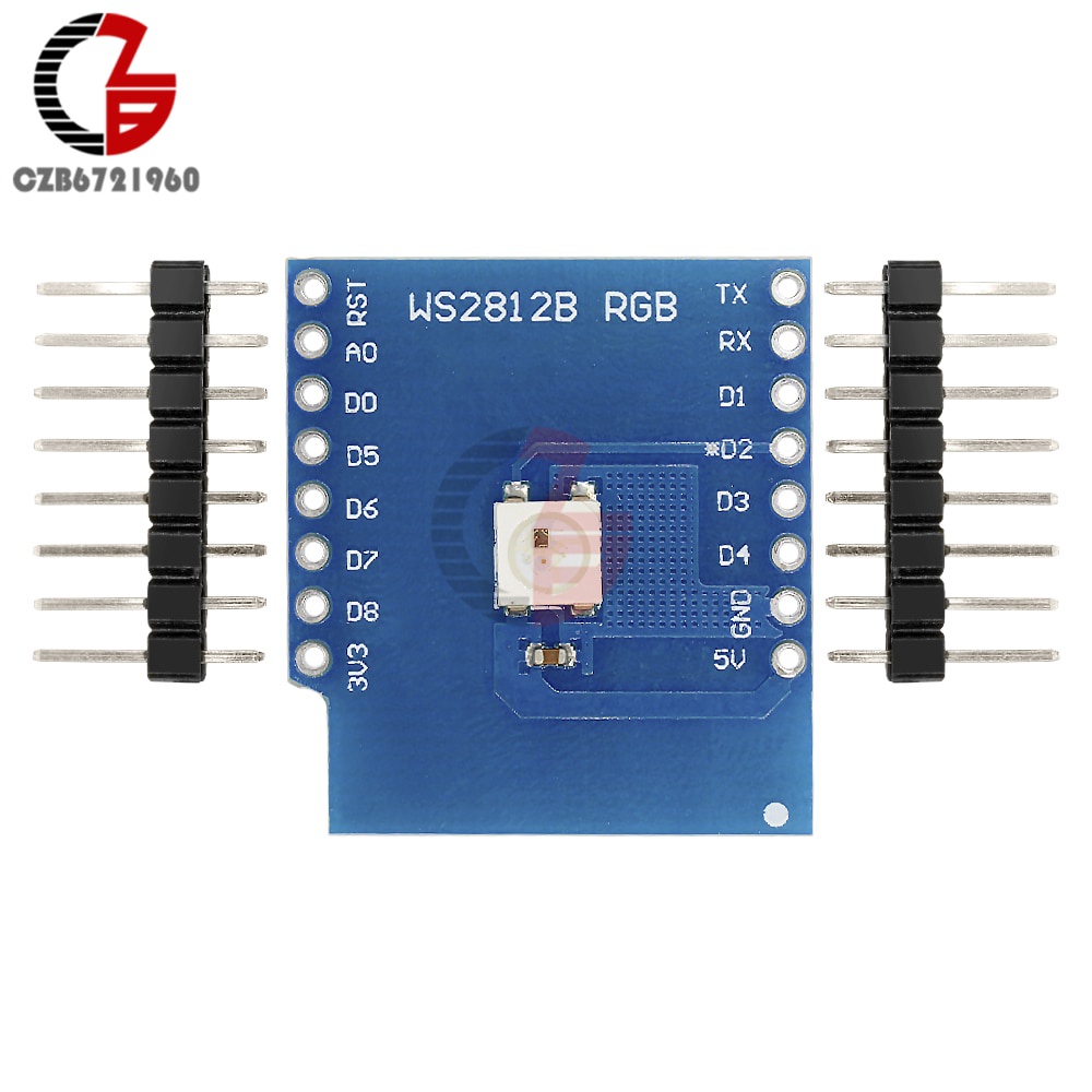 Preorder WEMOS D1 MINI WS2812B Full Color RGB LED Shield ESP8266 Board ...