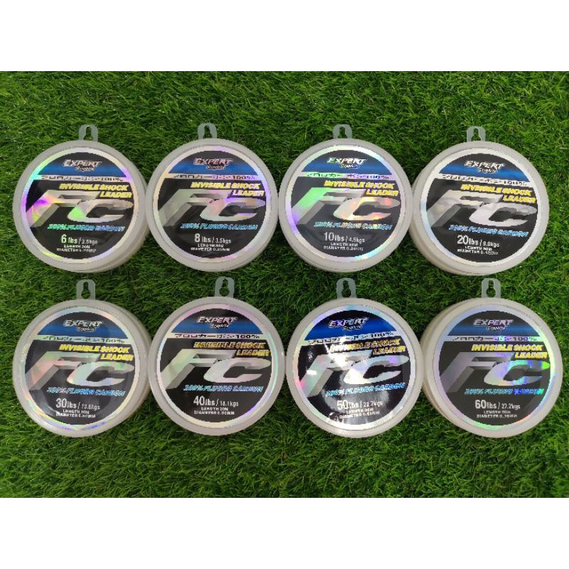 EXPERT GRAPHITE 100% FC FLUOROCARBON LEADER LINE | Shopee Malaysia