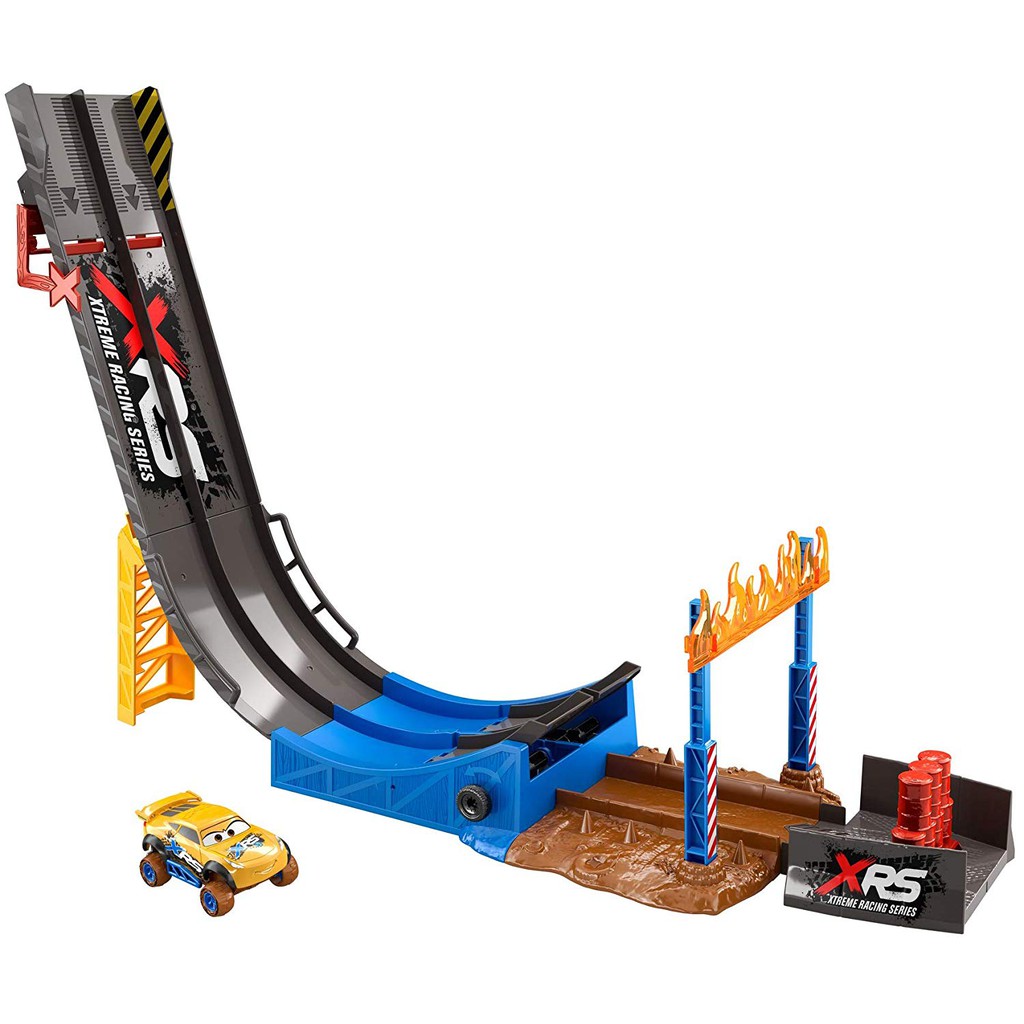 Disney Pixar Cars XRS Mud Racing Big Air Drop Playset | Shopee Malaysia