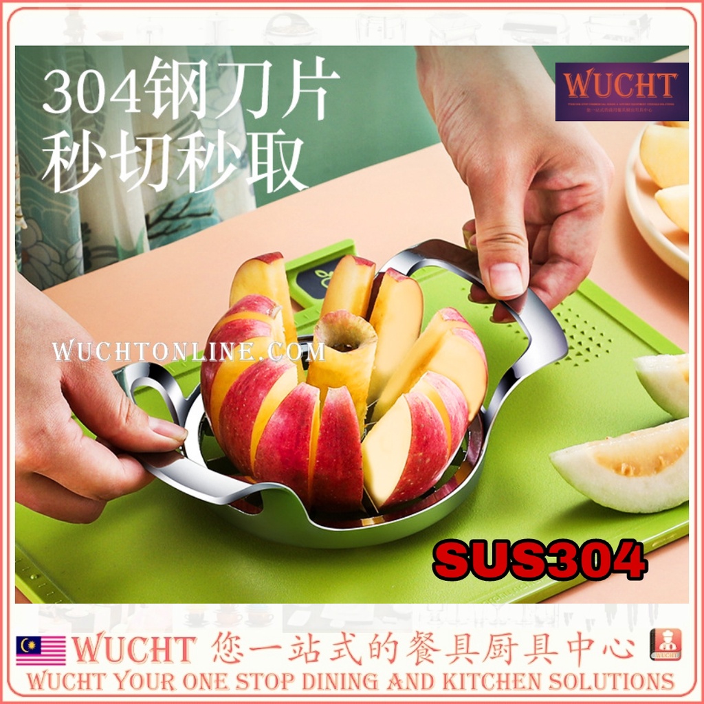【WUCHT】SUS304 Apple Slicer Apple Cutter12-Blade Extra Large Apple Corer ...