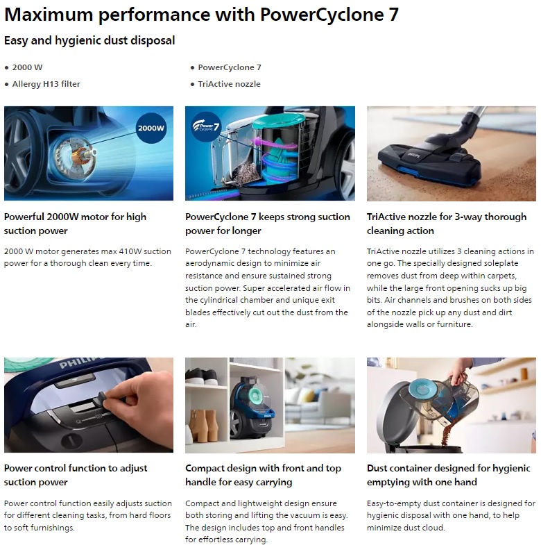 Philips 5000 Series Bagless vacuum cleaner FC9570/62 | Shopee Malaysia