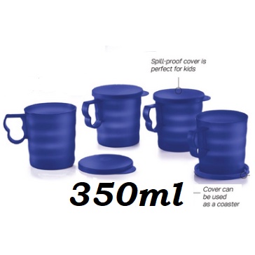 Tupperware Royal Blue Mug & Seal 350ml | Shopee Malaysia
