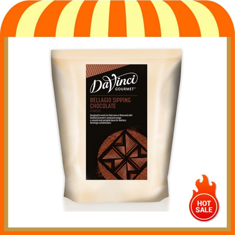 DAVINCI Gourmet Frappease Powder 1.5kg /Bellagio Sipping Chocolate 1kg ...