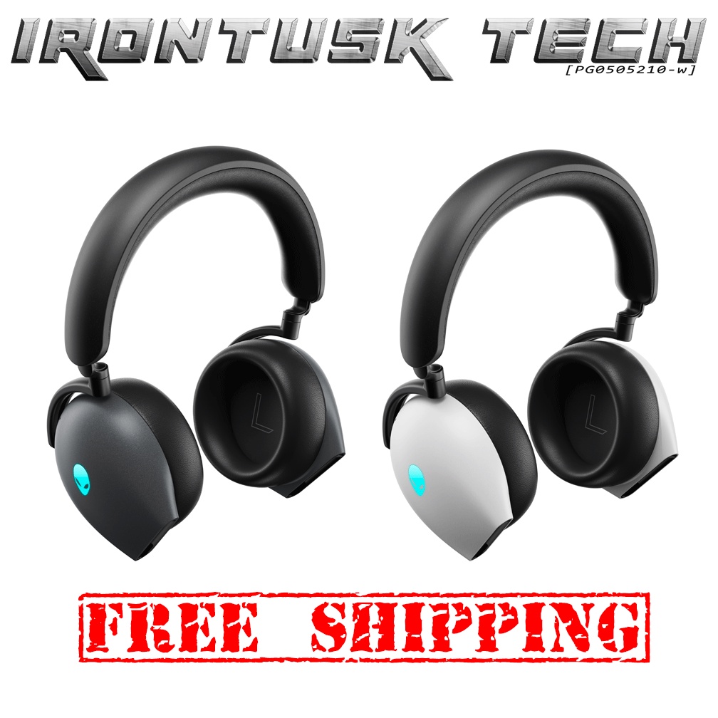 NEW ALIENWARE AW920H TRI-MODE WIRELESS / AW510H 7.1 HEADSET WITH NOISE ...