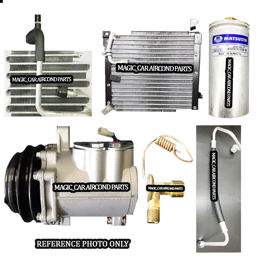 PERODUA KANCIL SANDEN SD TYPE COOLING COIL / CONDENSER / RECEIVER DRIER ...