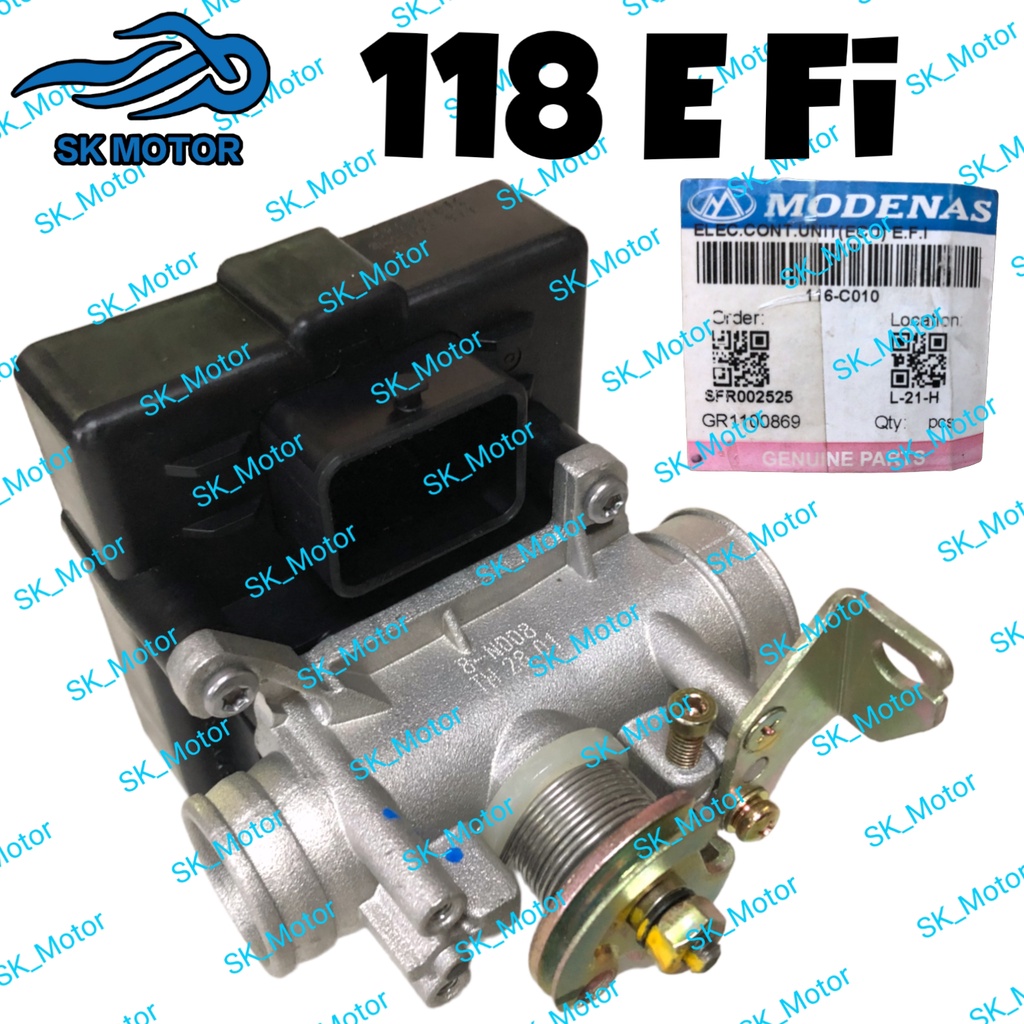 Modenas 118 E FI CT118 Original Electric Control Unit ECU / Throttle ...