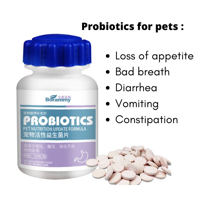 Cheap Pet Probiotics Tablets Nutrition Supplement Healthy Stomach Cat ...