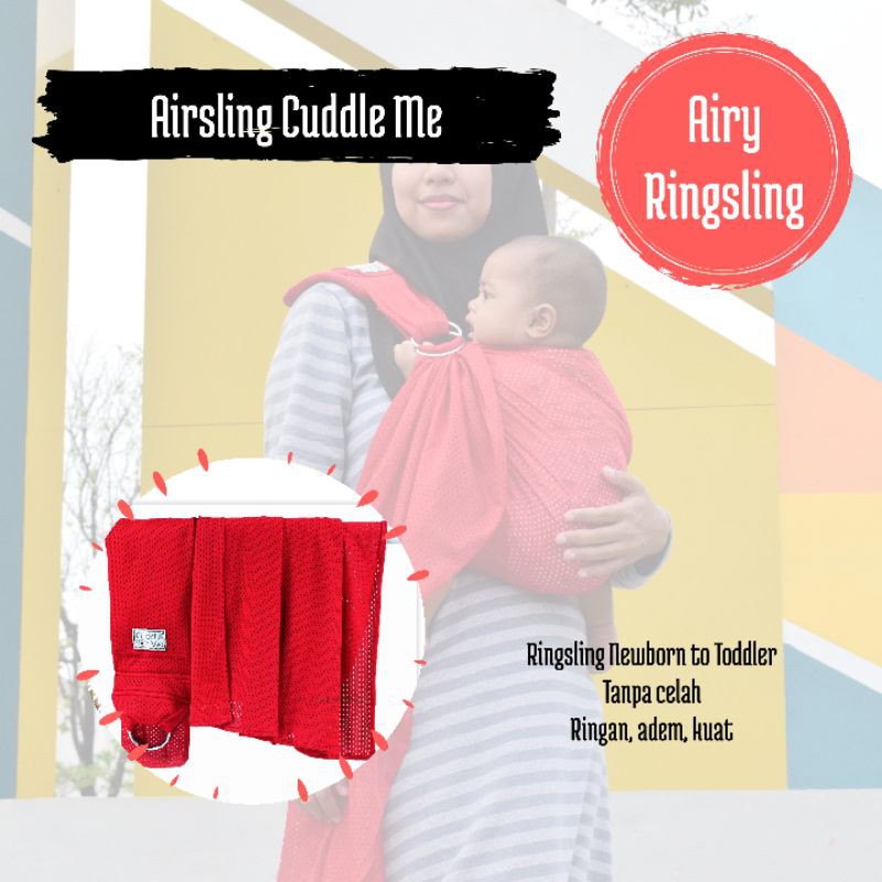 Airsling Rings Cuddle Me Ergonomic Baby Carrier | Shopee Malaysia