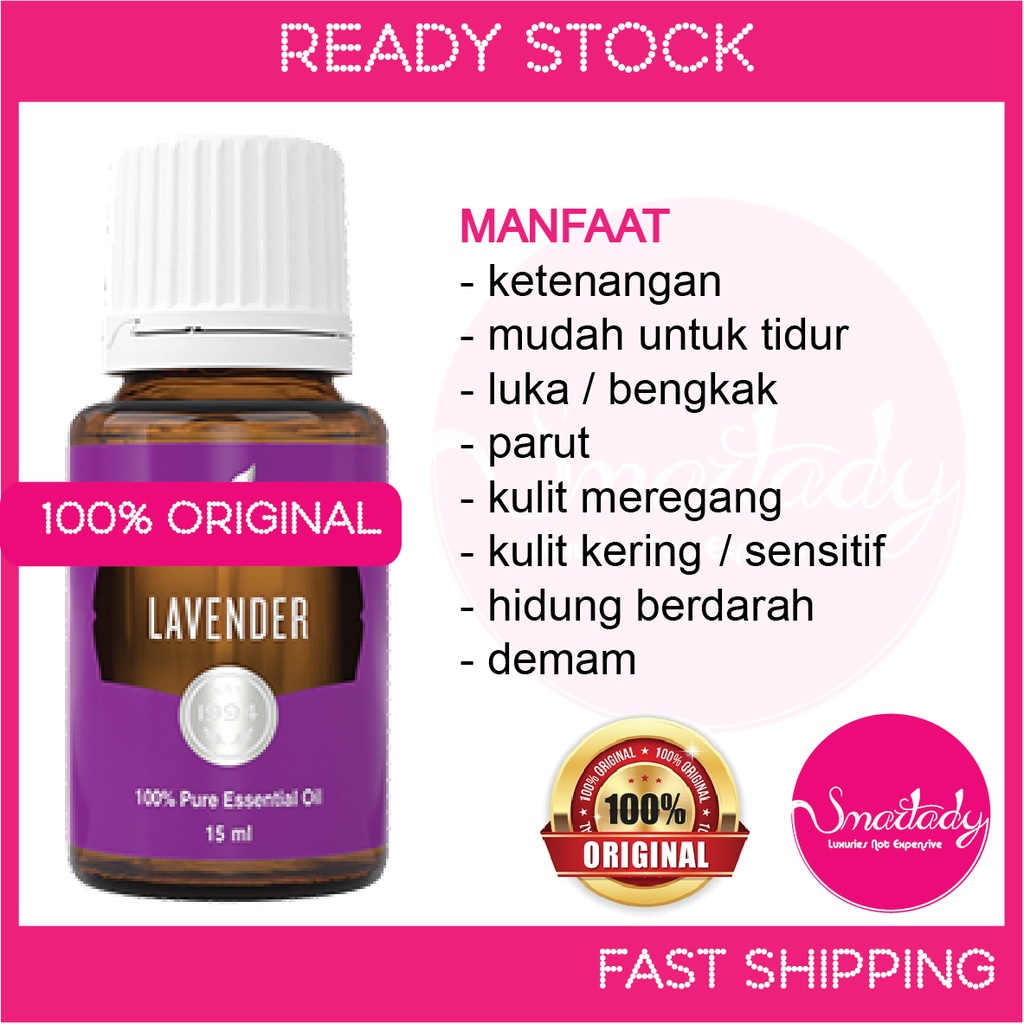 [SL] Young Living Lavender essential oil 薰衣草精油 15ml 5ml / YL pure eo aromatherapy minyak pati ...