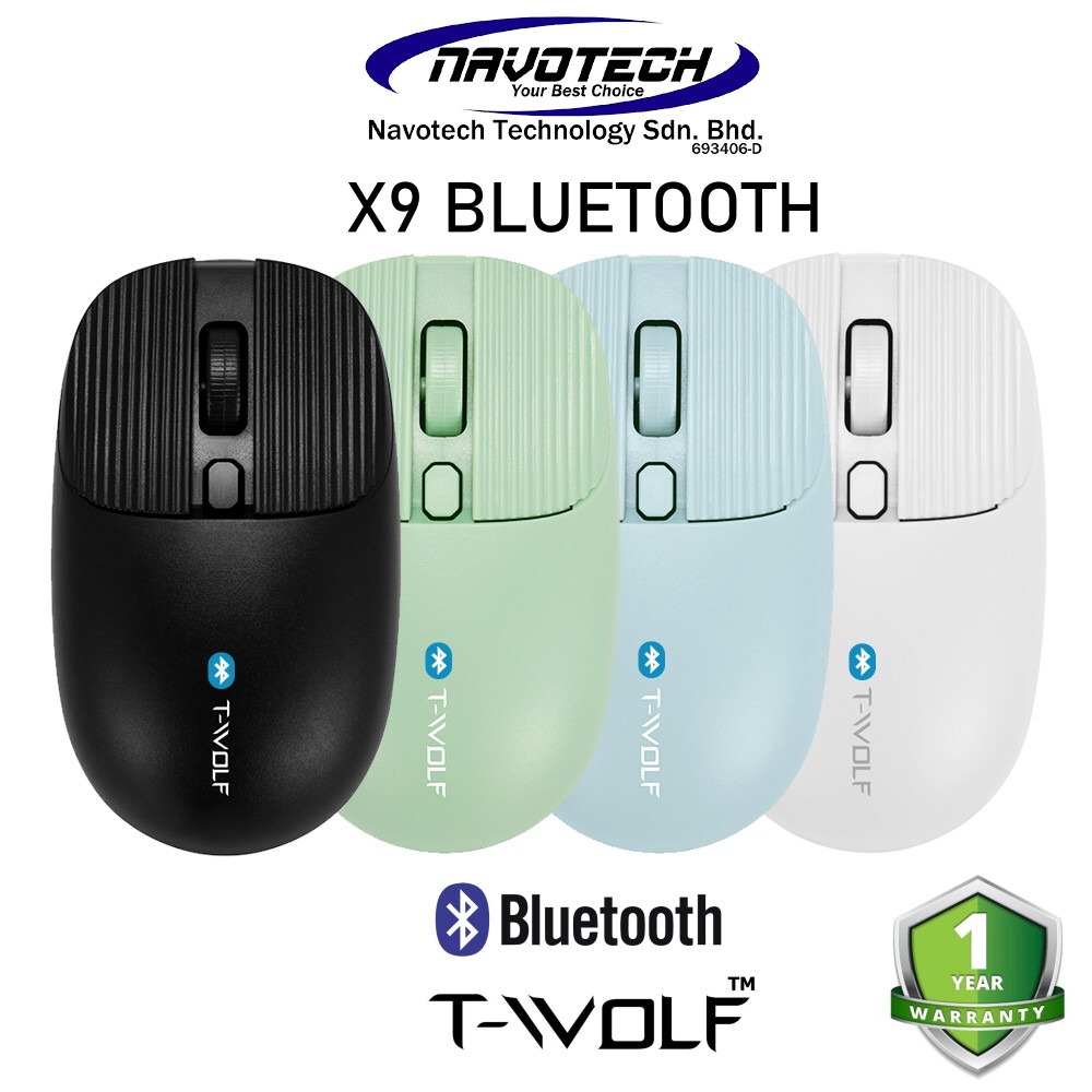 T-WOLF X9 Bluetooth Wireless Mouse | Shopee Malaysia