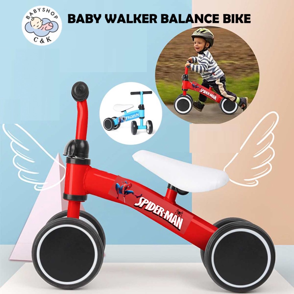 Children Bicycle Mini Bike Push Walker Scooter Kids For Toddler Balance ...