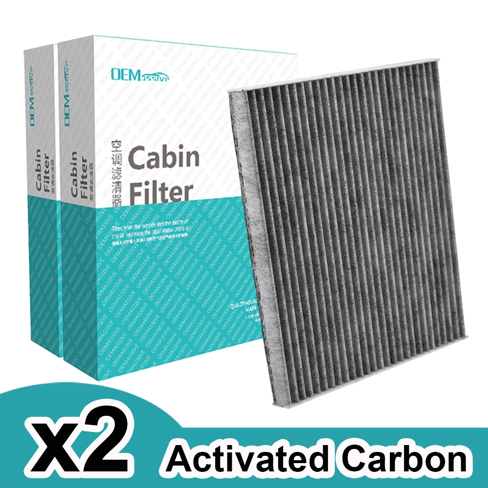 2PCS Car Cabin Air Aircond Filter Carbon For Hyundai Grand Santa Fe ...