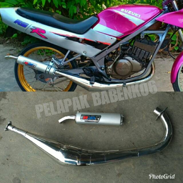 Suzuki rg150 rgr exhaust 150 TXR 150 RGV 150 rgr side krum selencer ninja 2 stroke | Shopee Malaysia