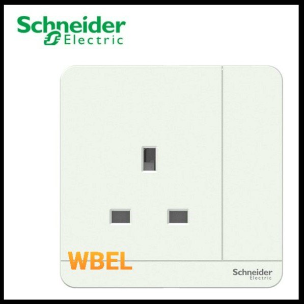 SCHNEIDER AVATARON - 13A SWITCH SOCKET OUTLET (WHITE) | Shopee Malaysia