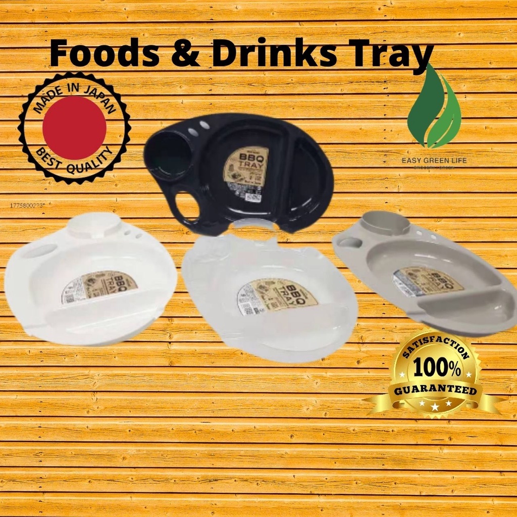 Multipurpose Tray for Food/Drinks/Cutleries - BBQ Tray makanan-minuman ...