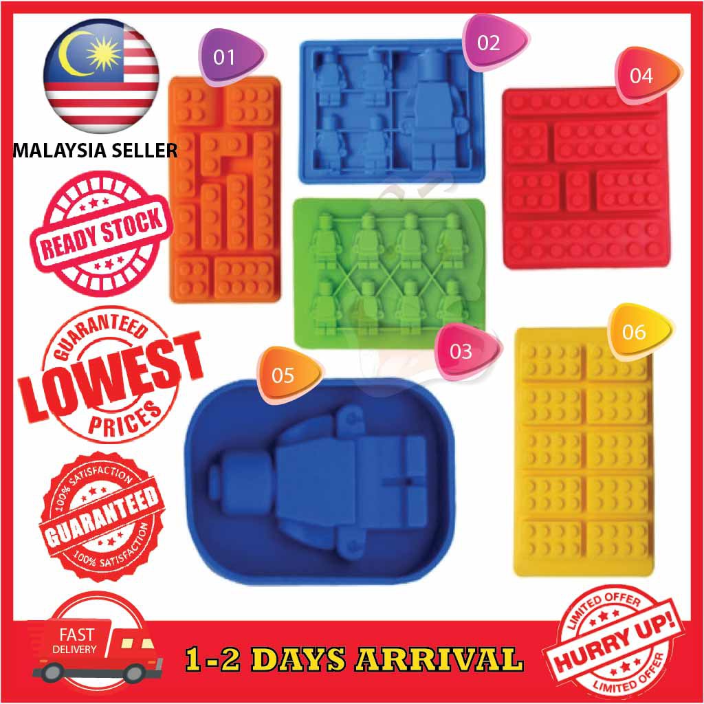 Lego Building Blocks Silicone Moulds DIY Moulds Robot Design Lego ...