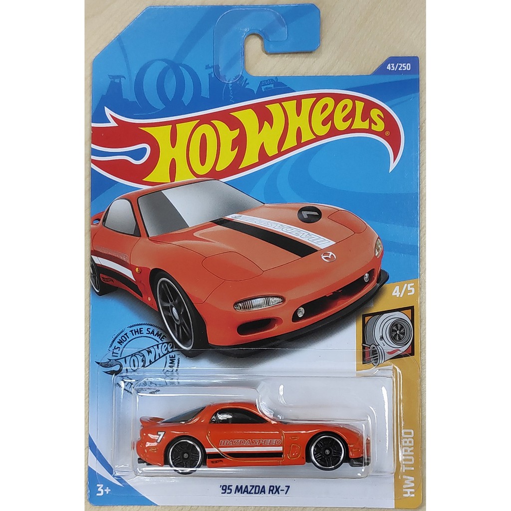 Hot Wheels 95 Mazda RX-7 [HW 1995 J-Imports Drift Turbo Speed Graphics Fast & Furious Dominic ...