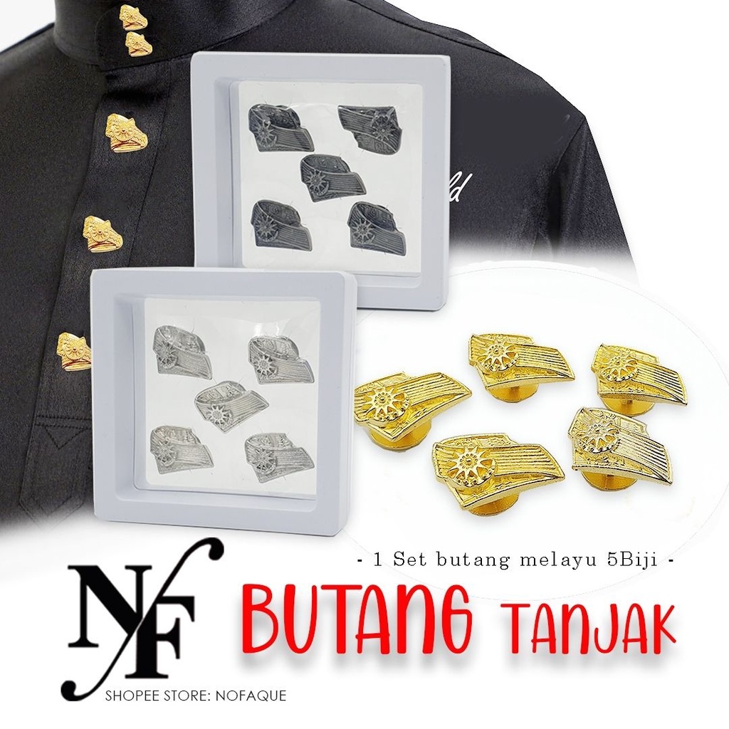 Butang Brooch Kerongsang Pin Baju Melayu Tanjak Tengkolok Batu Raya ...